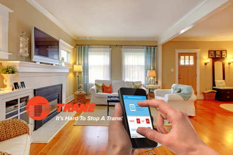 Trane® Smart HVAC Thermostats Offer Remote Comfort and Energy Usage ...