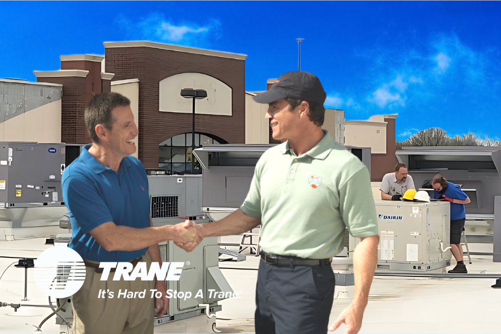 Trane® Foundation 7.5 to 25 Ton Commercial HVAC Rooftop Units